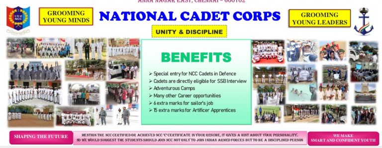 NCC – C. Kandaswami Naidu College for Men