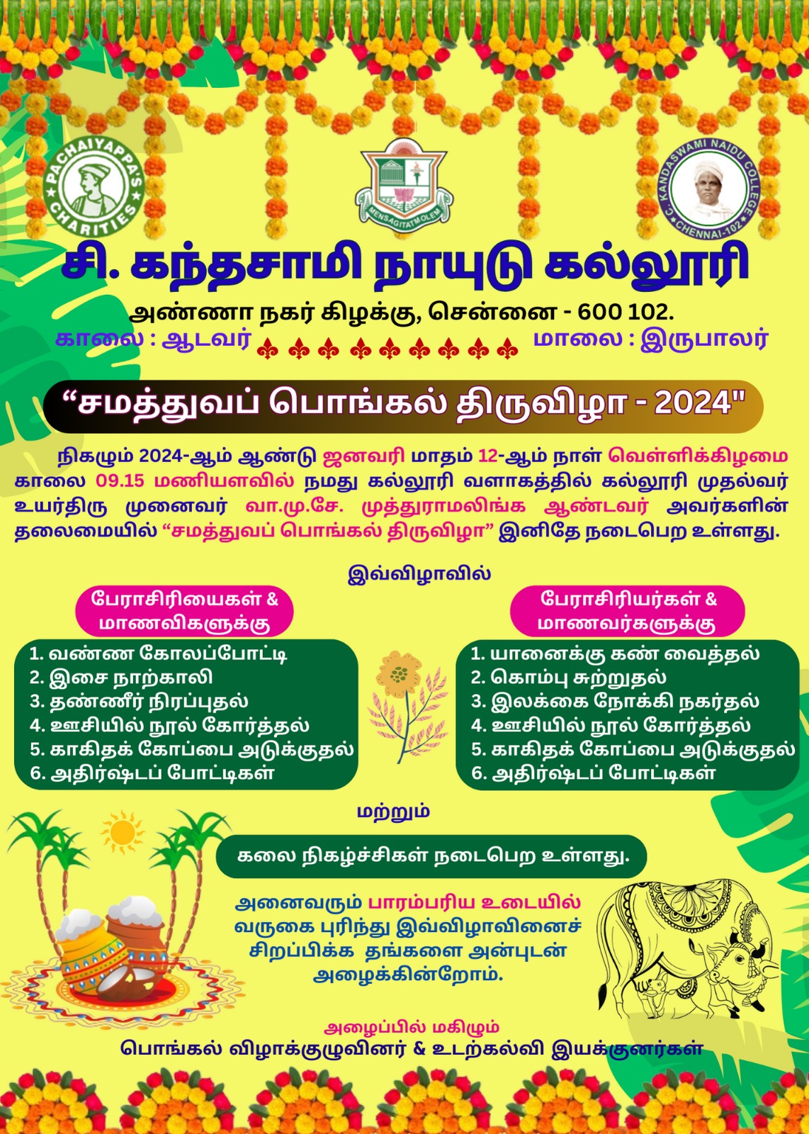 C. Kandaswami Naidu College for Men – Affiliated with University of Madras